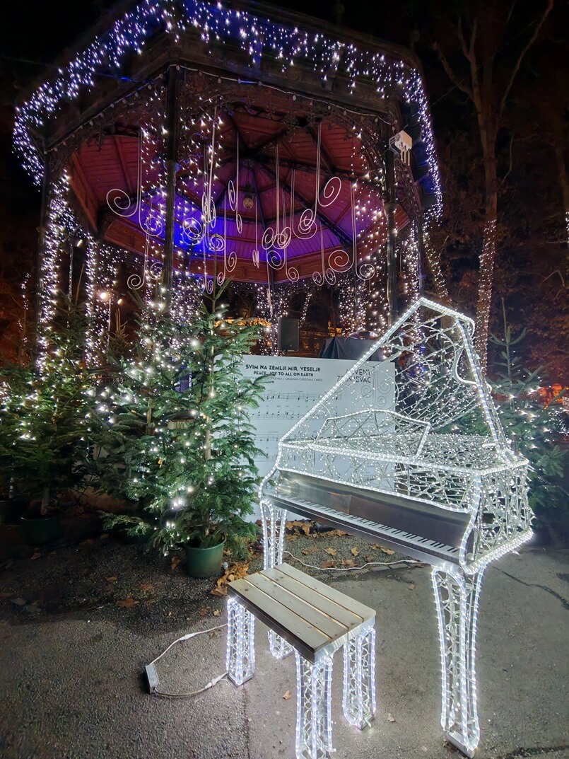 Advent in Zrinjevac Park: Beautiful Musical-Themed Holiday Décor ...